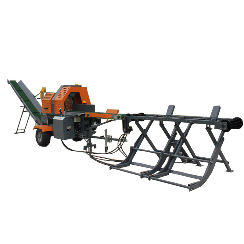 Hydraulic Firewood Processor Portable Gasoline Log Splitter Wood Tree ...